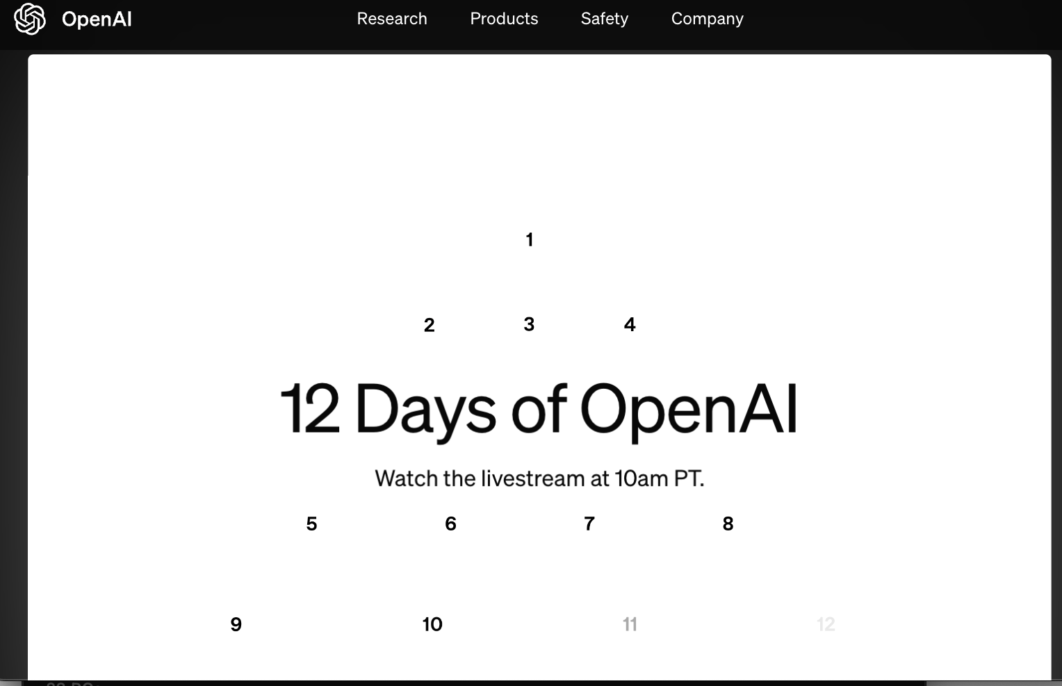 The Future Unwrapped: A Deep Dive into OpenAI's 12 Days of Innovation ...